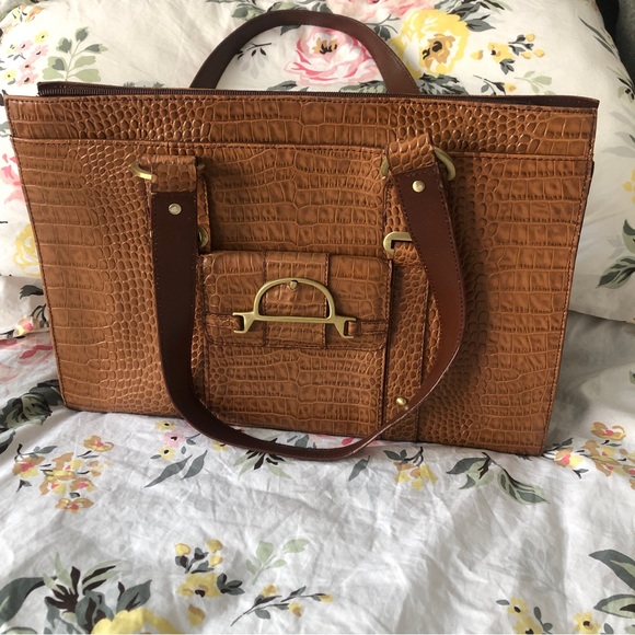 Bags | Charlie Larson Crocodile Handbag | Poshmark